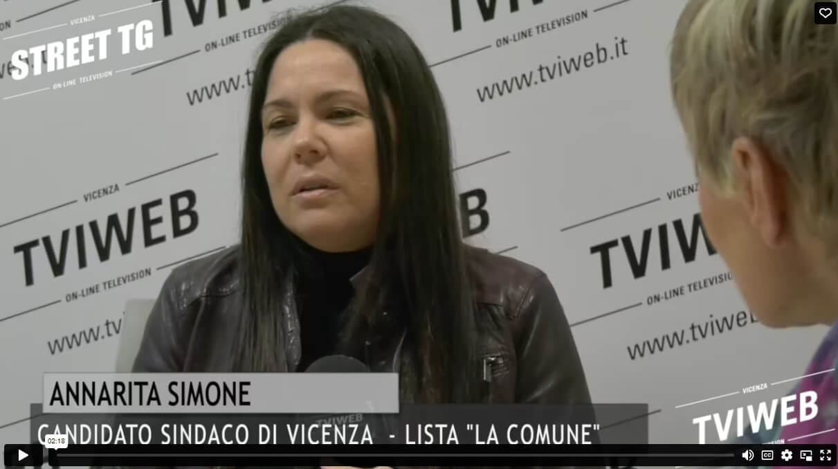 ELEZIONI A VICENZA - ANNARITA SIMONE CANDIDATA PER LA LISTA 'LA COMUNE ...