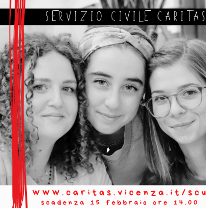 Servizio Civile Universale, tre posti in Caritas Diocesana Vicentina | TViWeb